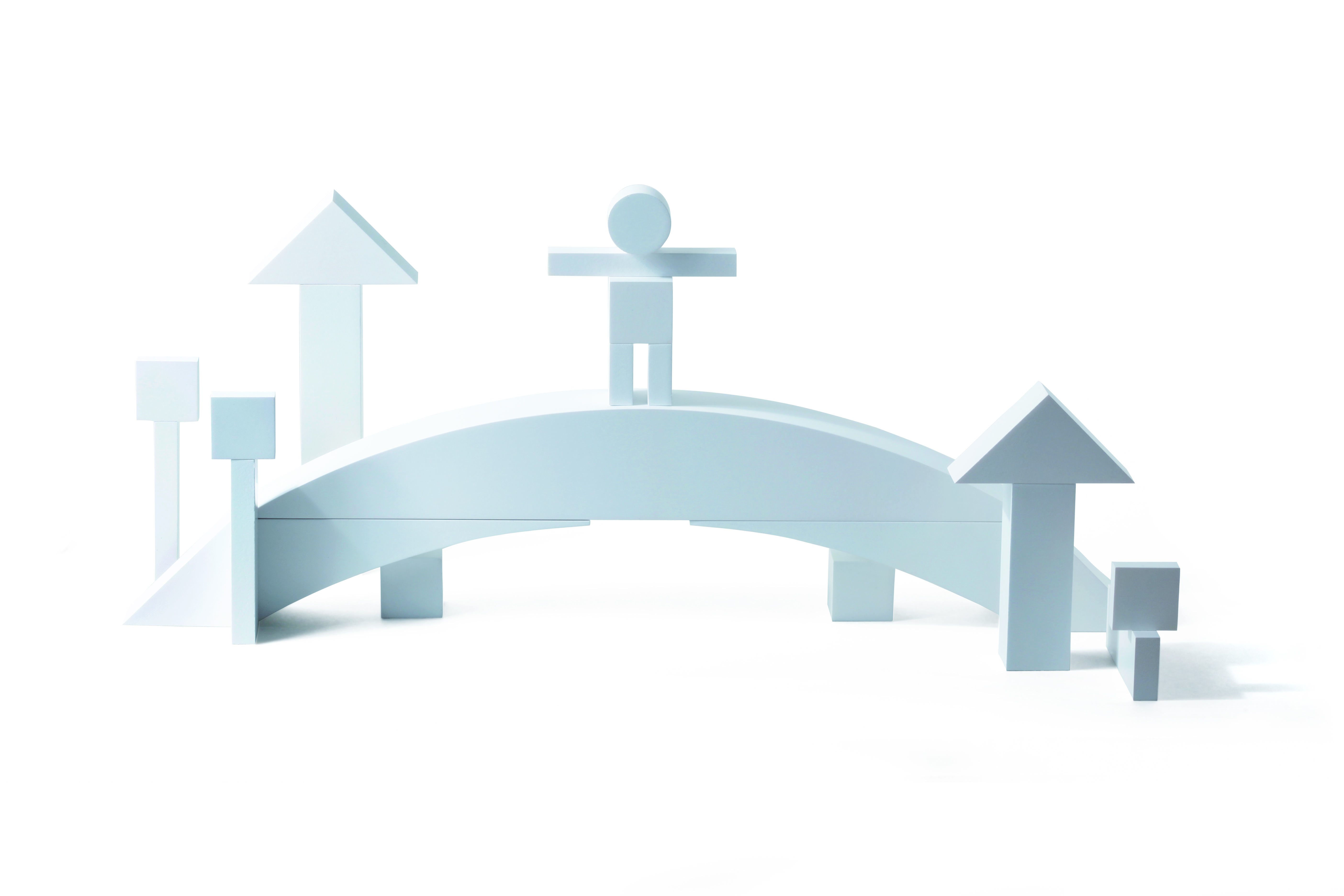 Bauhaus Bauspiel Sonderedition in der Farbe Weiß - FORMOST